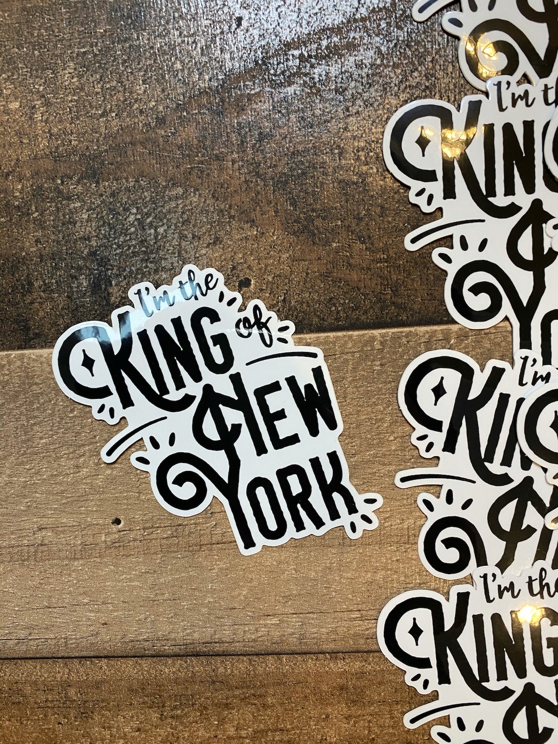 I'm the King of New York Vinyl Sticker - Newsies Inspired - Etsy