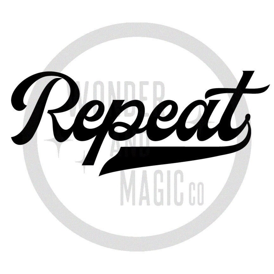 Repeat - the Sandlot - Digital Cut File for Personal Use - Etsy