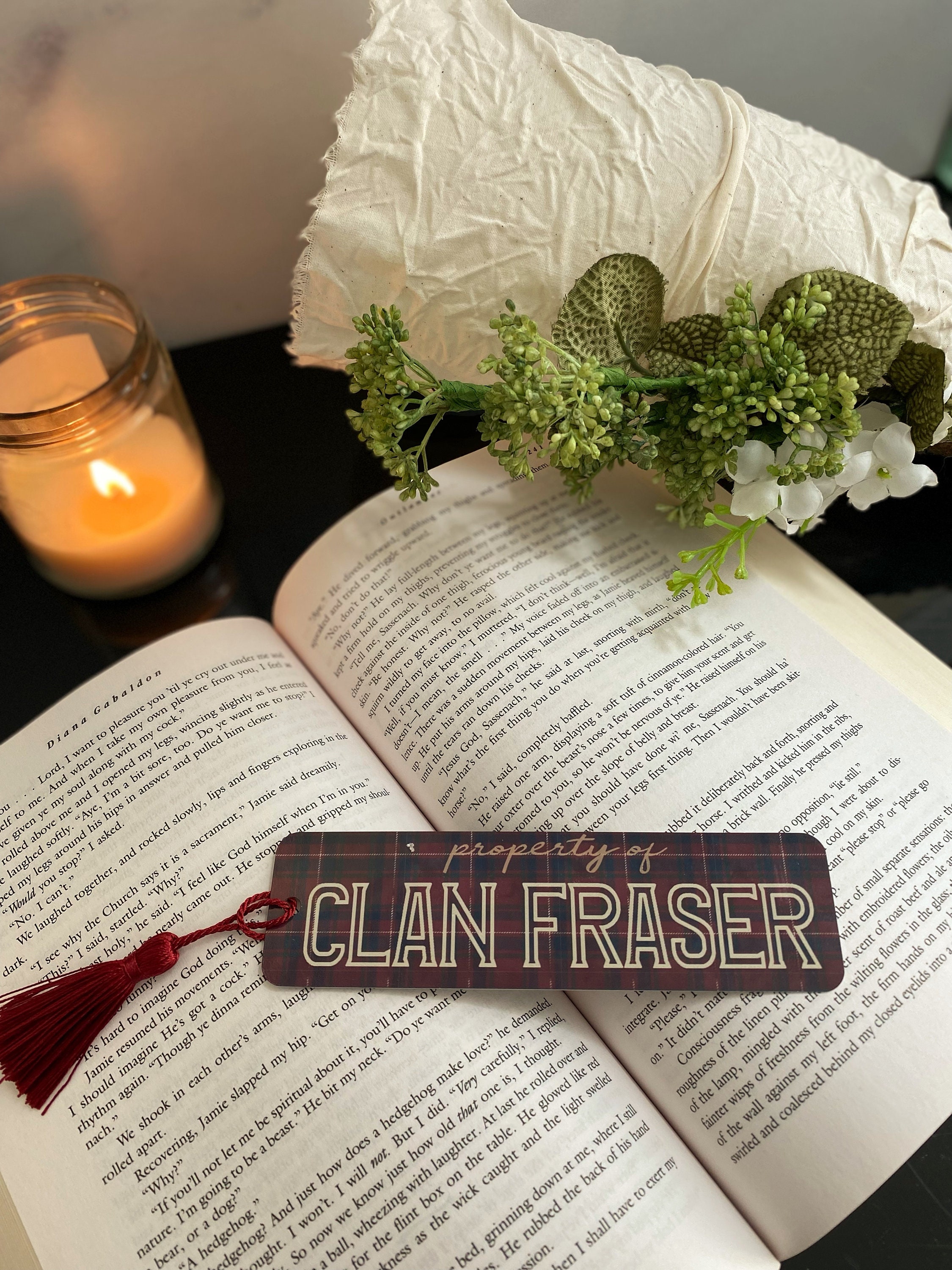 Outlander Inspired Metal Bookmark - Etsy