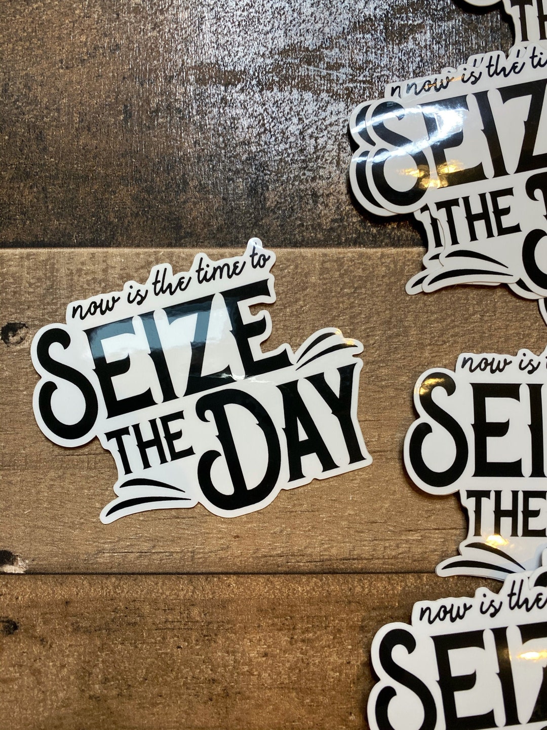 Seize the Day Vinyl Sticker - Newsies Inspired - Etsy