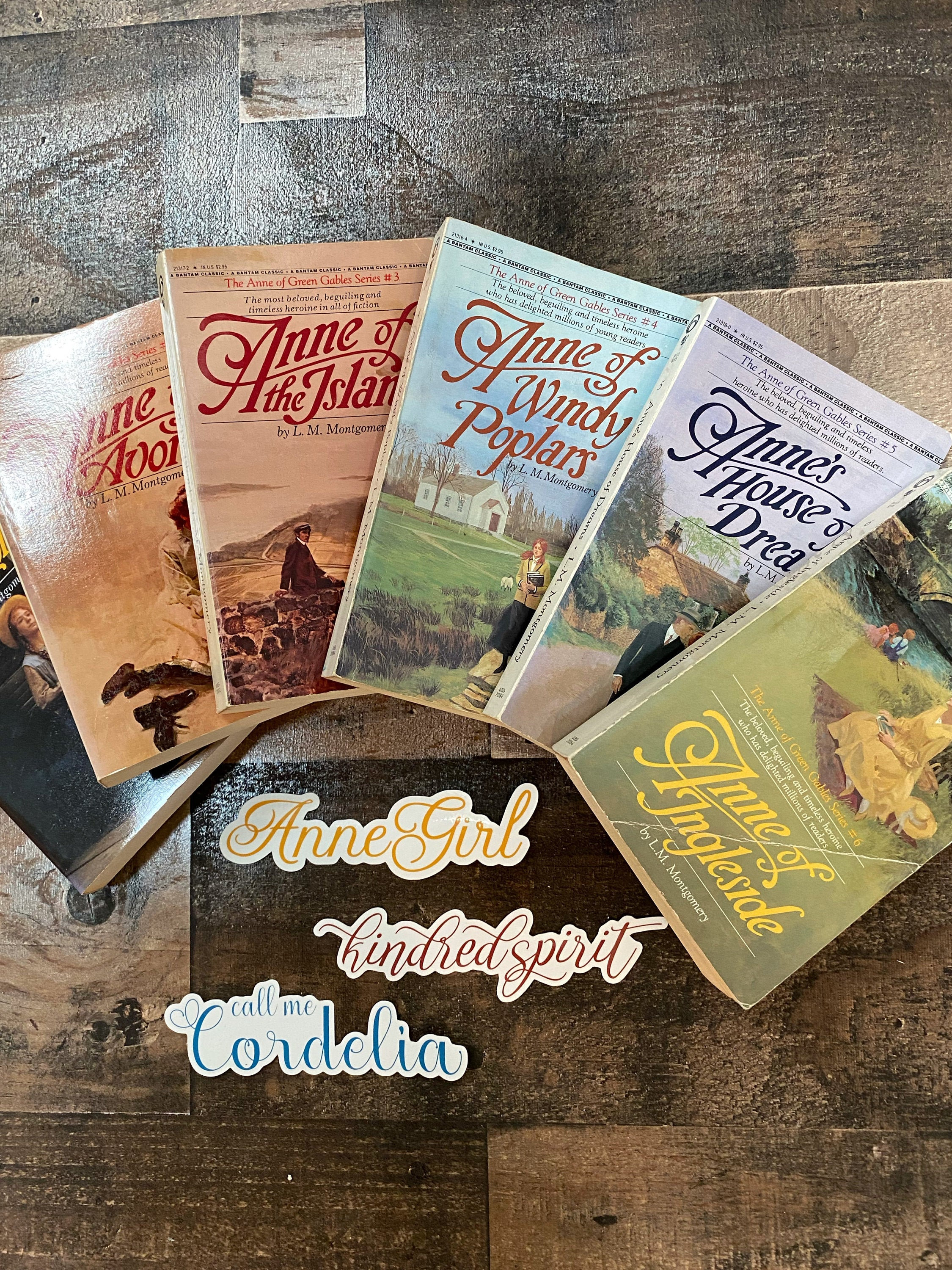 Anne of Green Gables Vinyl Sticker Set of Three Pieces / Anne | Etsy