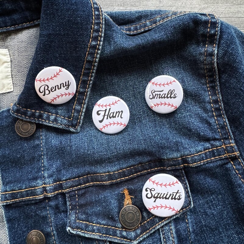 Softball Pin Back Buttons - Etsy