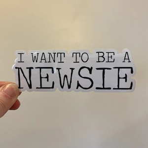Newsies Set of Three Vinyl Stickers - Etsy