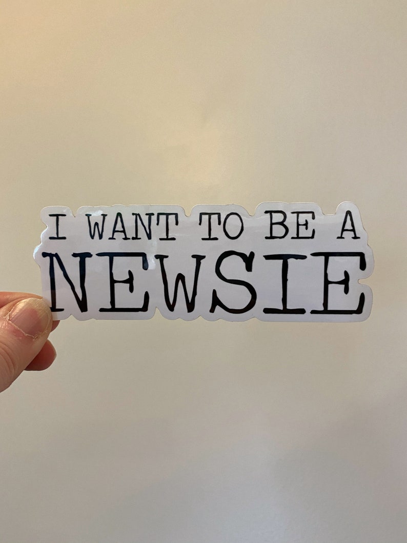 Newsies Set of Three Vinyl Stickers - Etsy