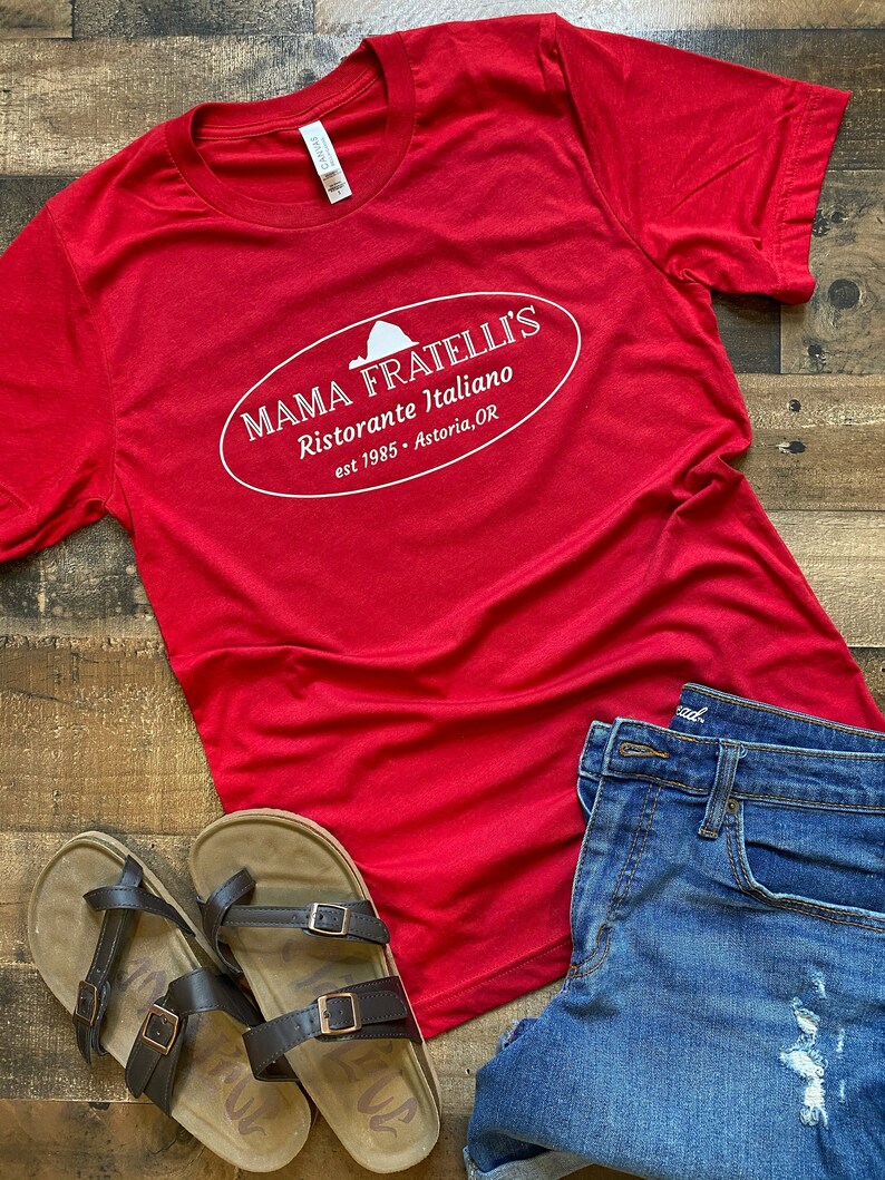 Mama Fratelli's Italian Restaurant Shirt / the Goonies / - Etsy