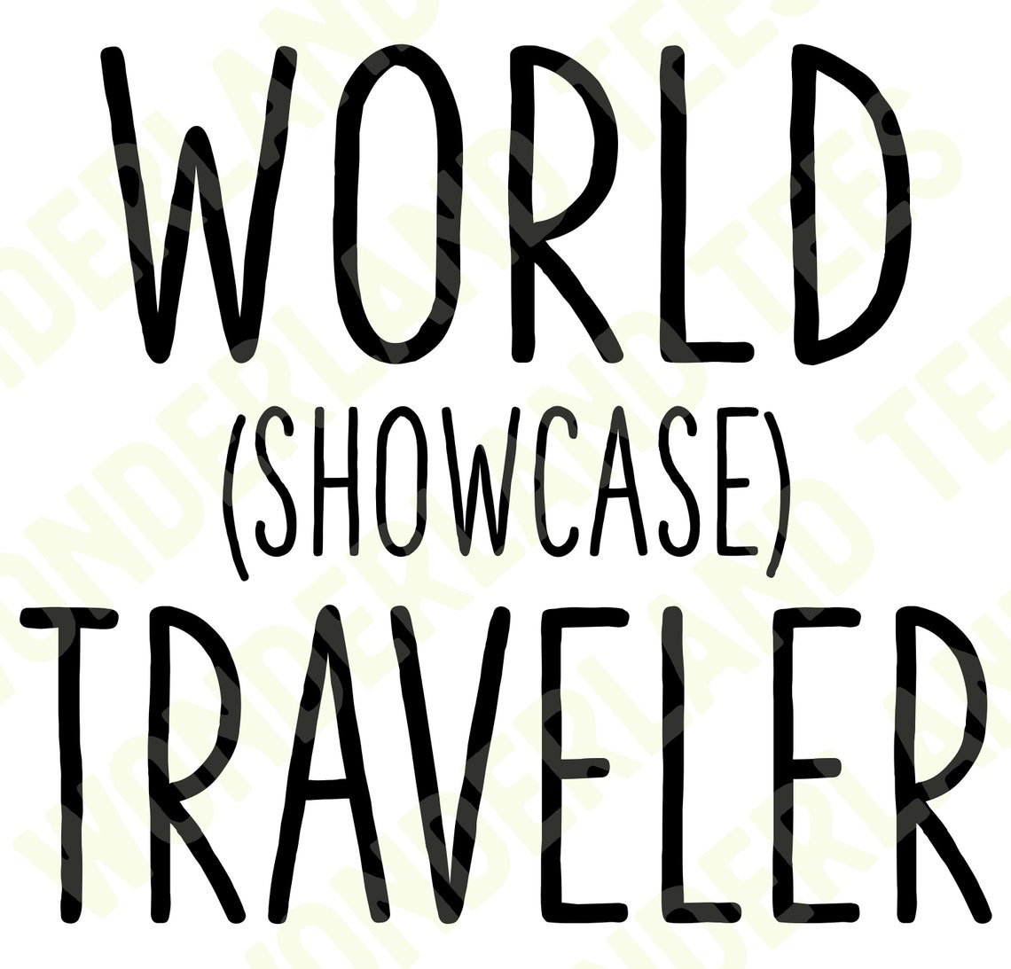 World showcase Traveler Digital Download / SVG / JPEG / PNG - Etsy
