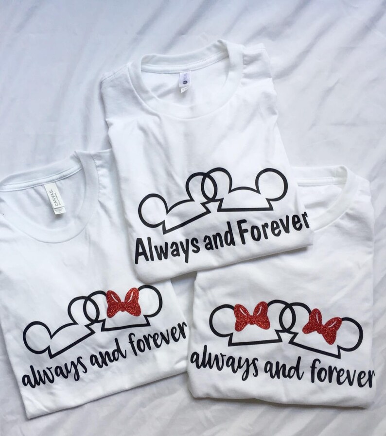Always and Forever Mouse Ears Shirt / Mickey and Minnie / - Etsy