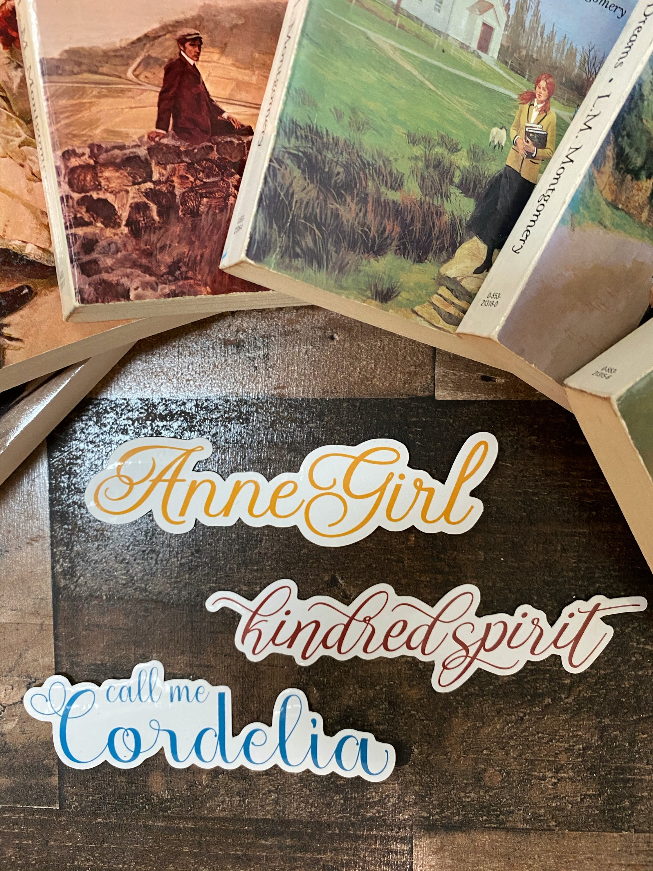 Anne of Green Gables Vinyl Sticker Set of Three Pieces / Anne - Etsy