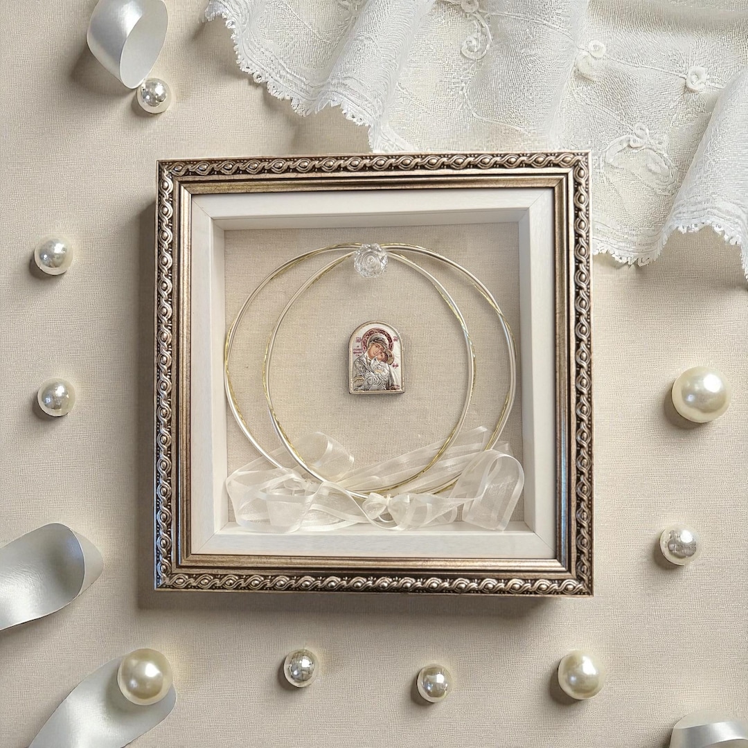 Stefanothiki Wedding Crown Case Modern Ships From Usa /Μοντέρνα ...