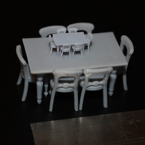 Micro Scale Table and Chairs - Etsy
