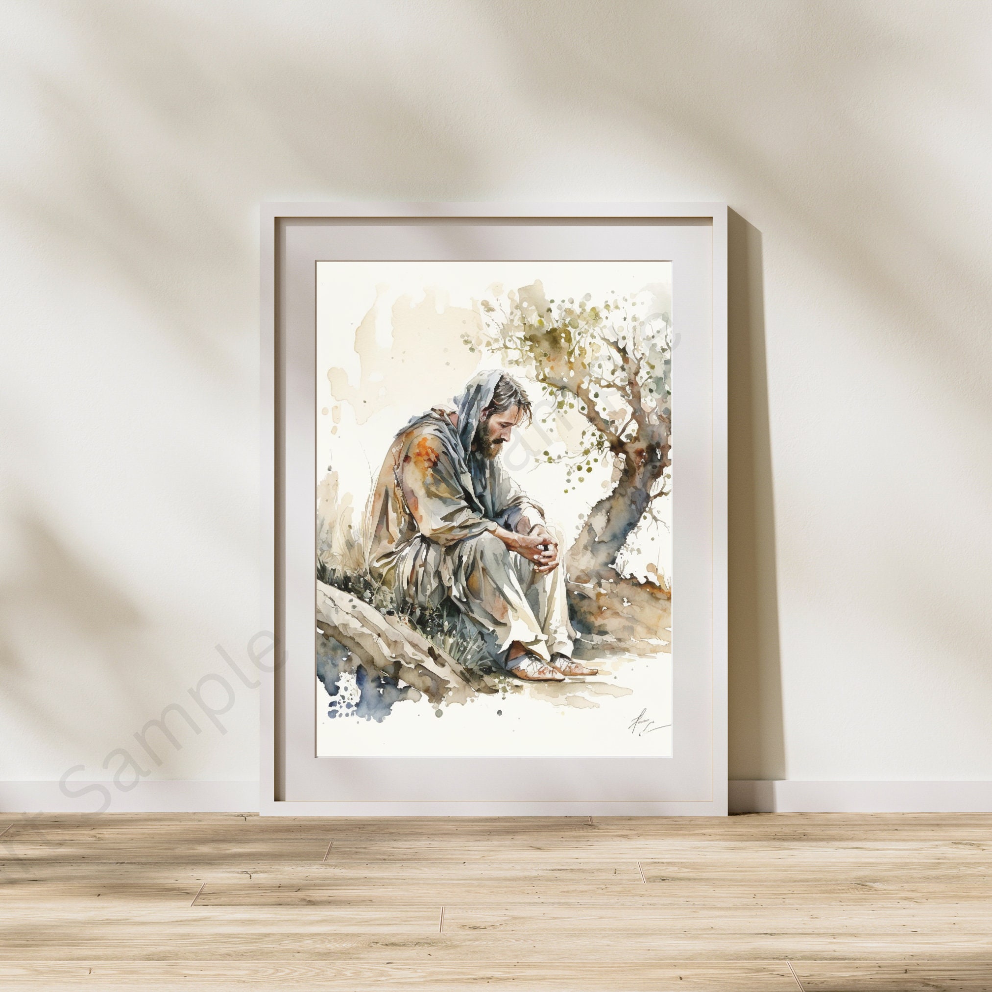 Christ in Gethsemane | Gethsemane | Christ Atoning for Sins | Jesus ...