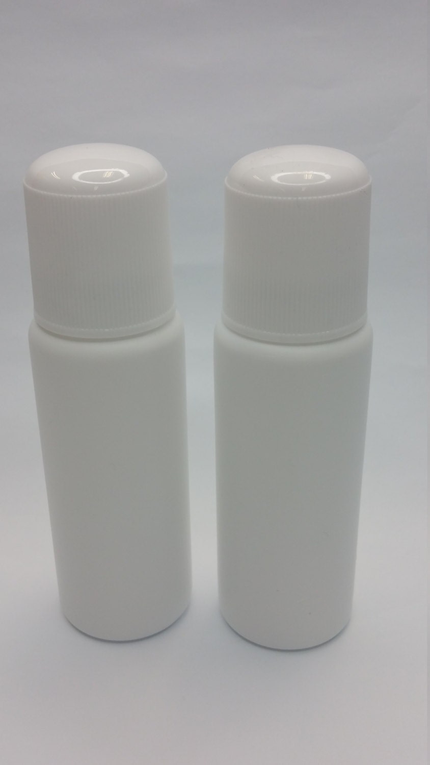 50g Refill White Talcum Powder Bottles (HDPE Plastic) With Screw Top ...