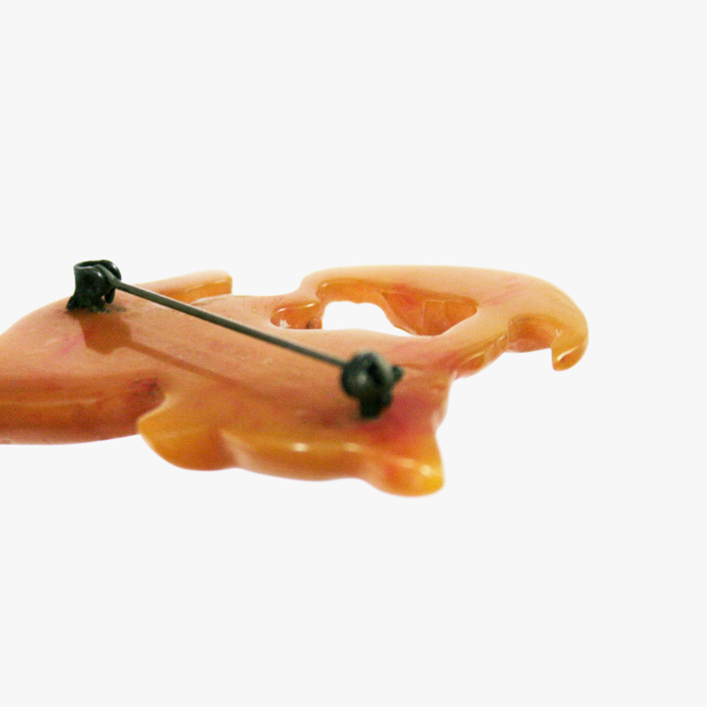 Vintage RARE 1930's Bakelite Brooch - Bakelite Cat Brooch - End of Day ...