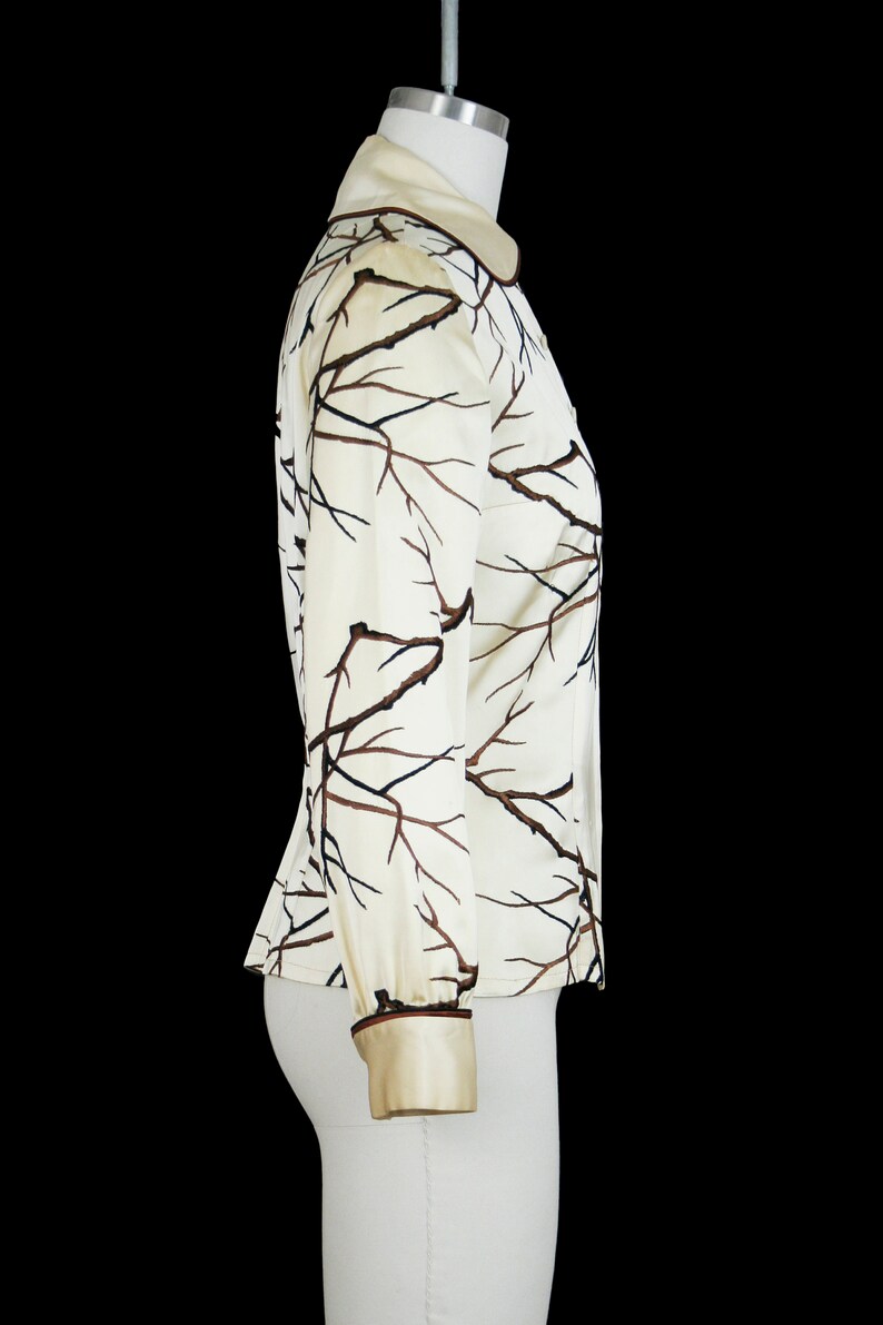 Vintage RARE 1950's Tom Brigance Blouse Embroidered Tree - Etsy