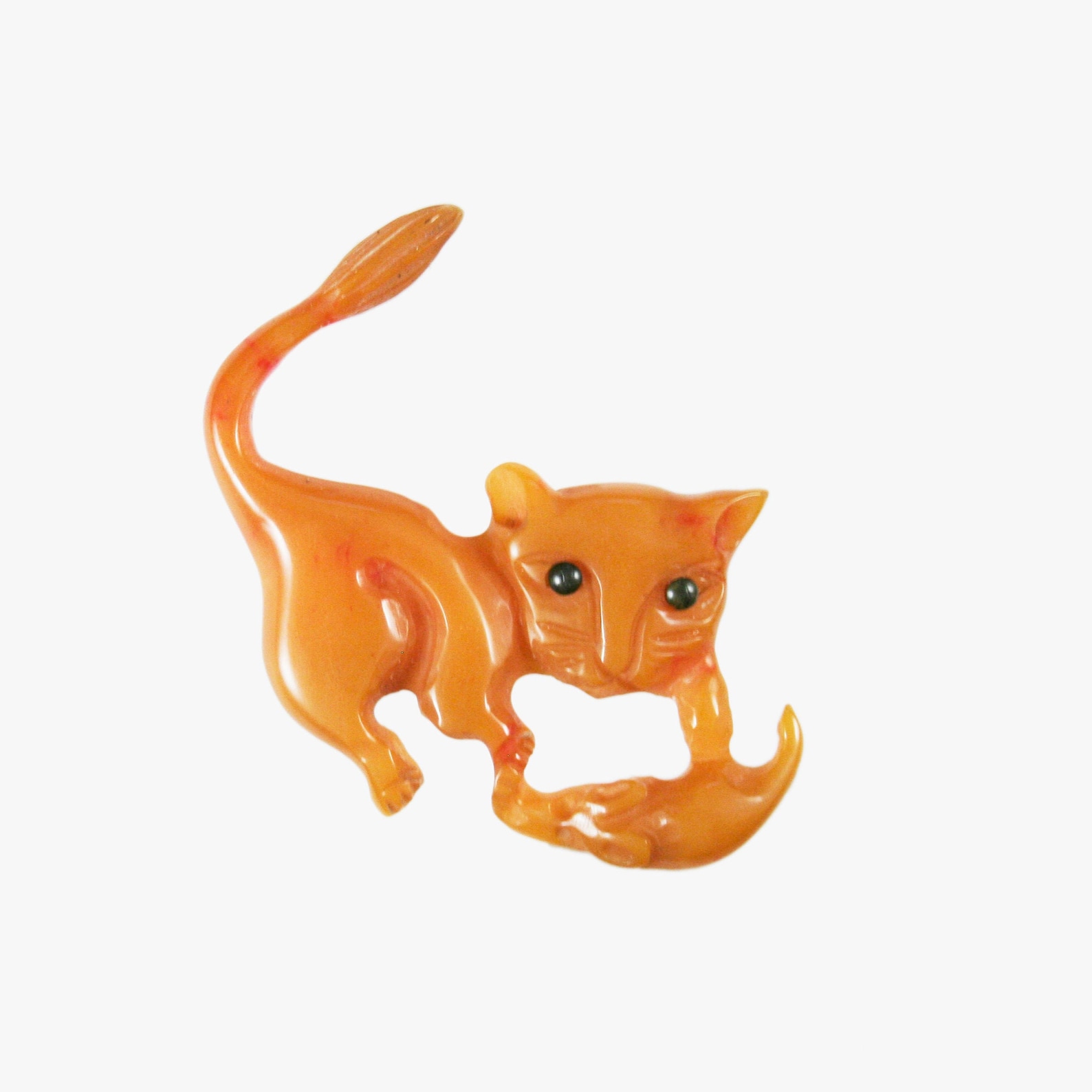 Vintage RARE 1930's Bakelite Brooch Bakelite Cat Brooch - Etsy