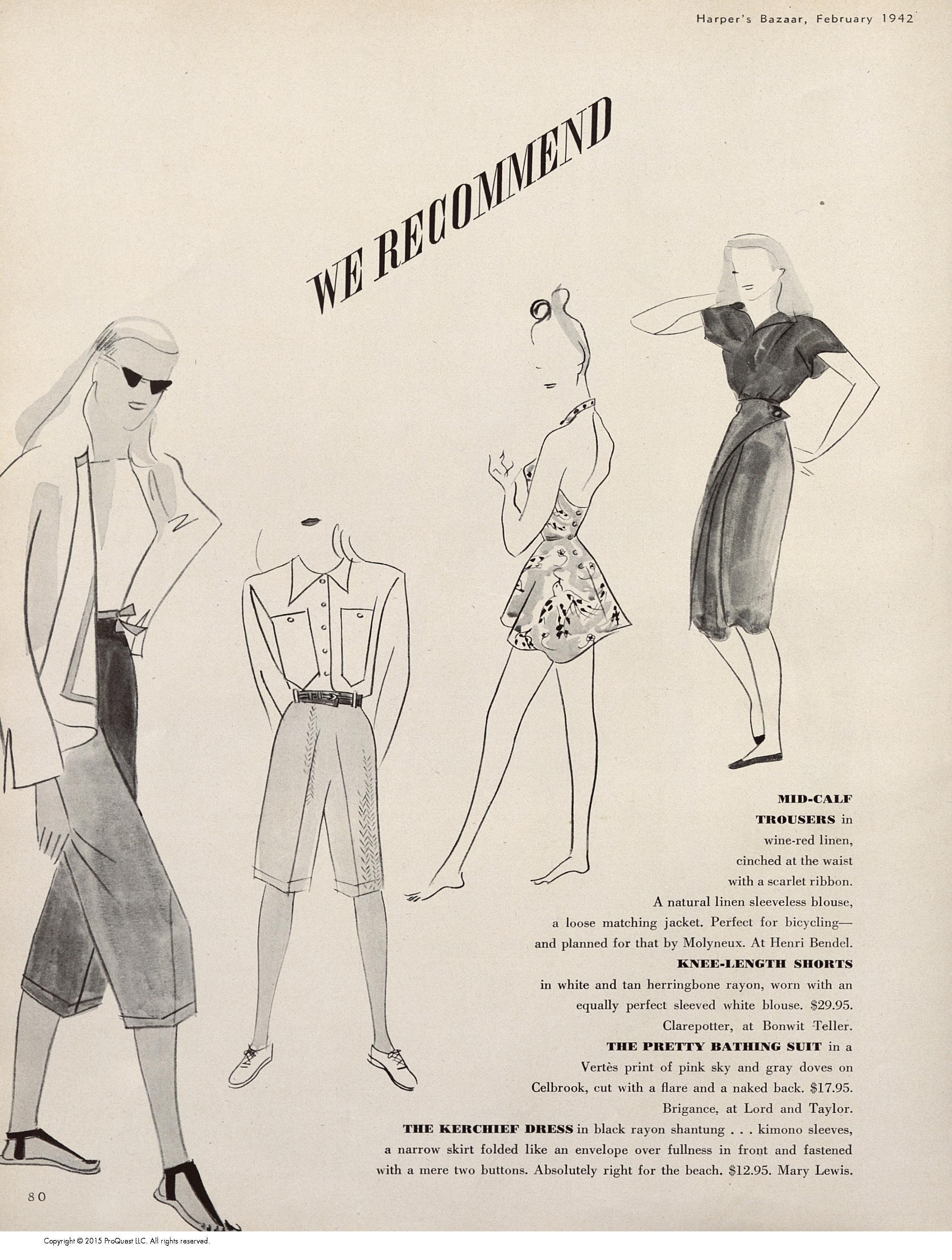 Vintage RARE 1940's Tom Brigance Swim Suit Marcel Vertes - Etsy