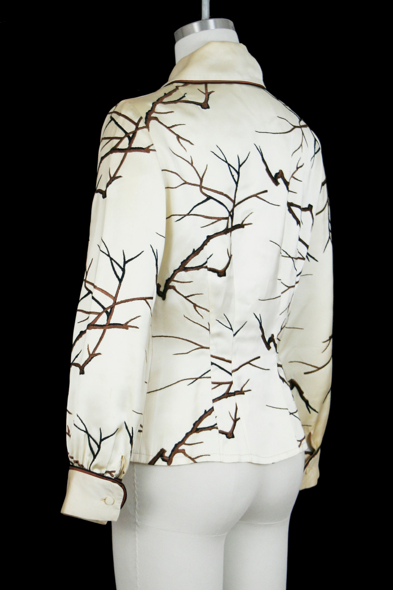 Vintage RARE 1950's Tom Brigance Blouse Embroidered Tree - Etsy