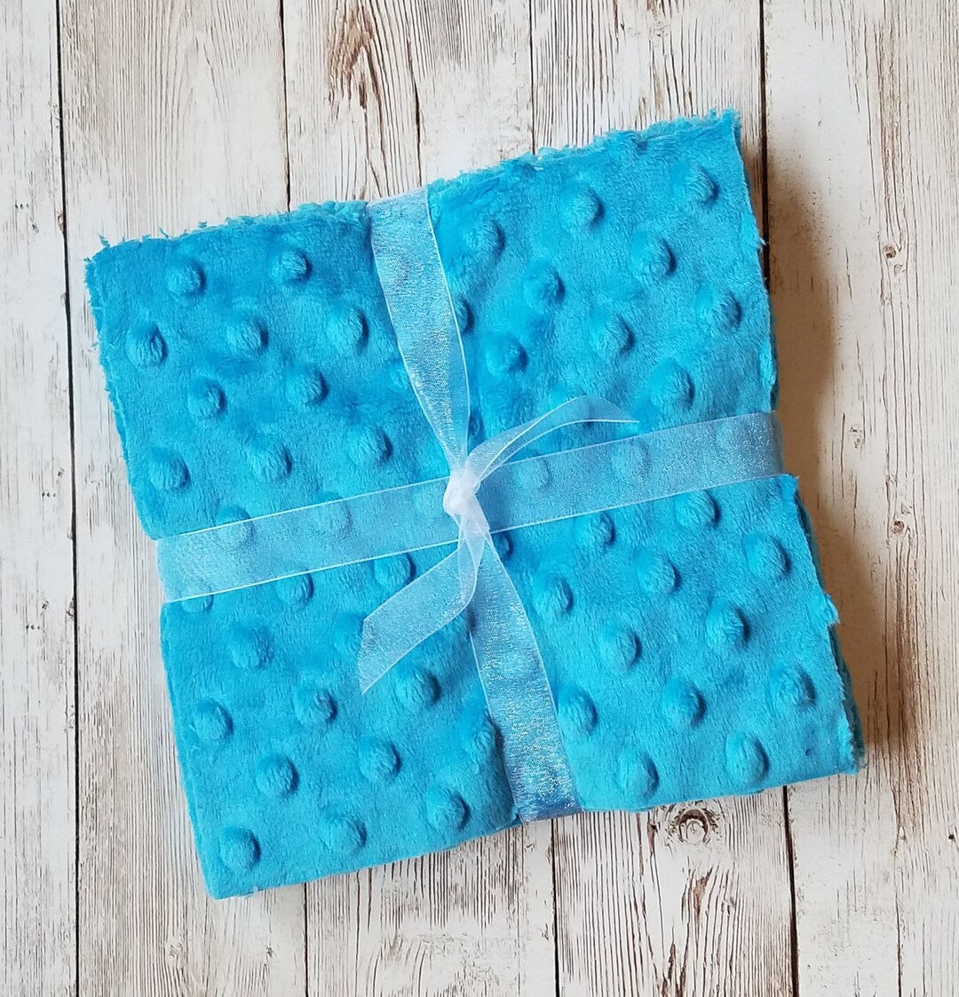 8 6.5 Minky Raised Dot Pre Cut Fabric Squares - Etsy