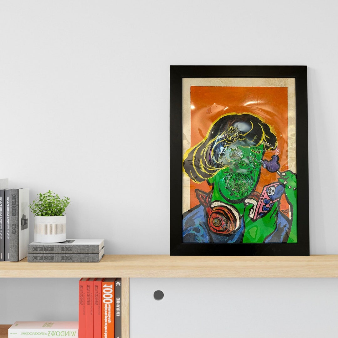 Heyyy Buddy 2023 Warped Hand Sculpted Shape Layer Over Original Painted ...