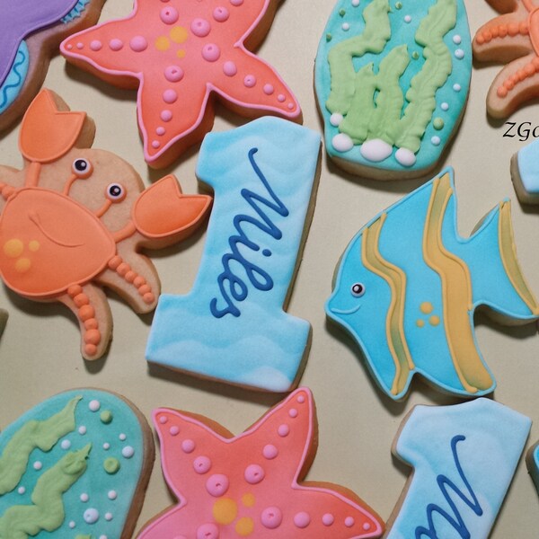 Under the Sea Cookie - Etsy