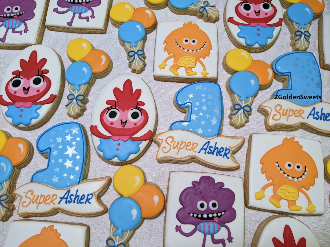24 Super Simple Songs Theme Personalized First Birthday Boy Decorated ...