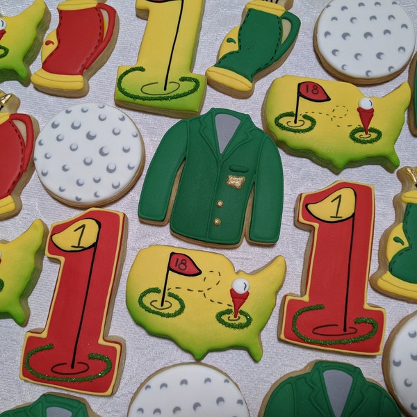 Golf Themed Cookies - Etsy