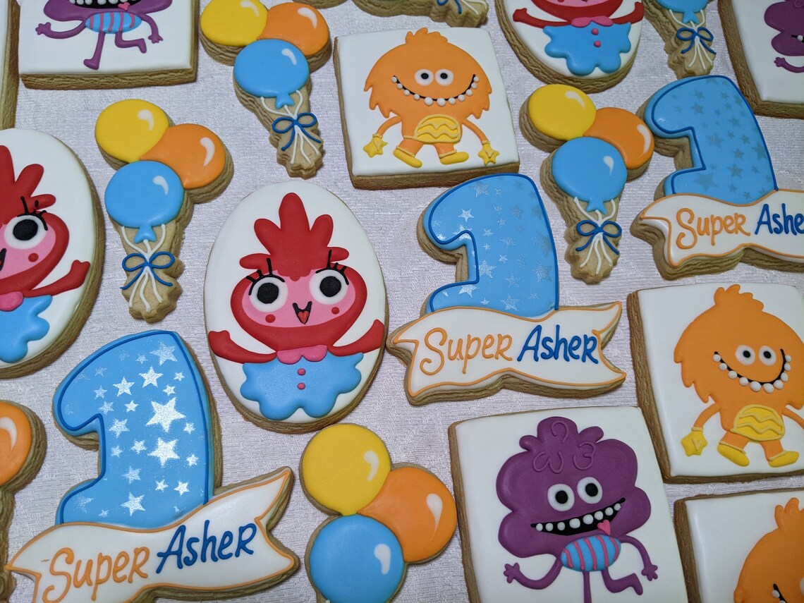 24 Super Simple Songs Theme Personalized First Birthday Boy - Etsy