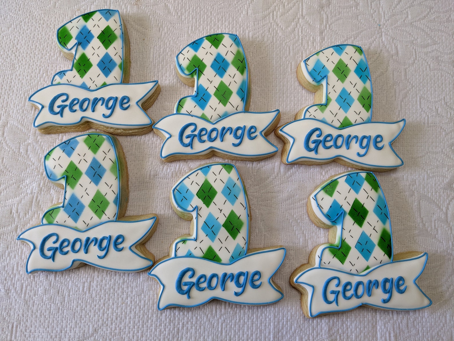 24 Golf First Birthday Personalized Cookies, Any Age Kids Golf, You Are ...