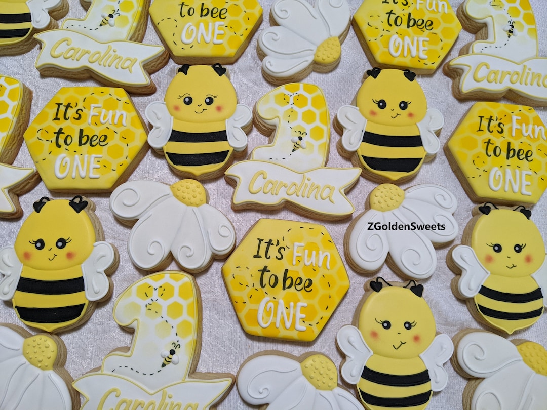 Its Fun to Bee One First Birthday Bee Day Celebration 24 Decorated ...