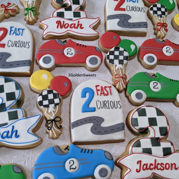 Number 1 Cookies Car Theme - Etsy