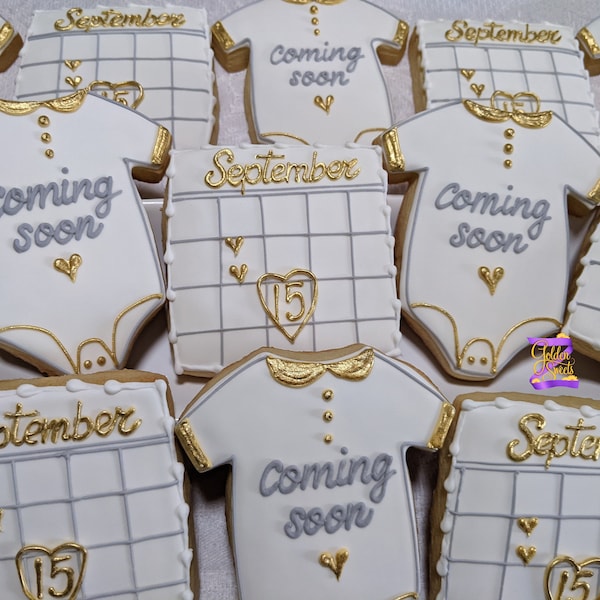 Gender Neutral Baby Shower Cookies - Etsy