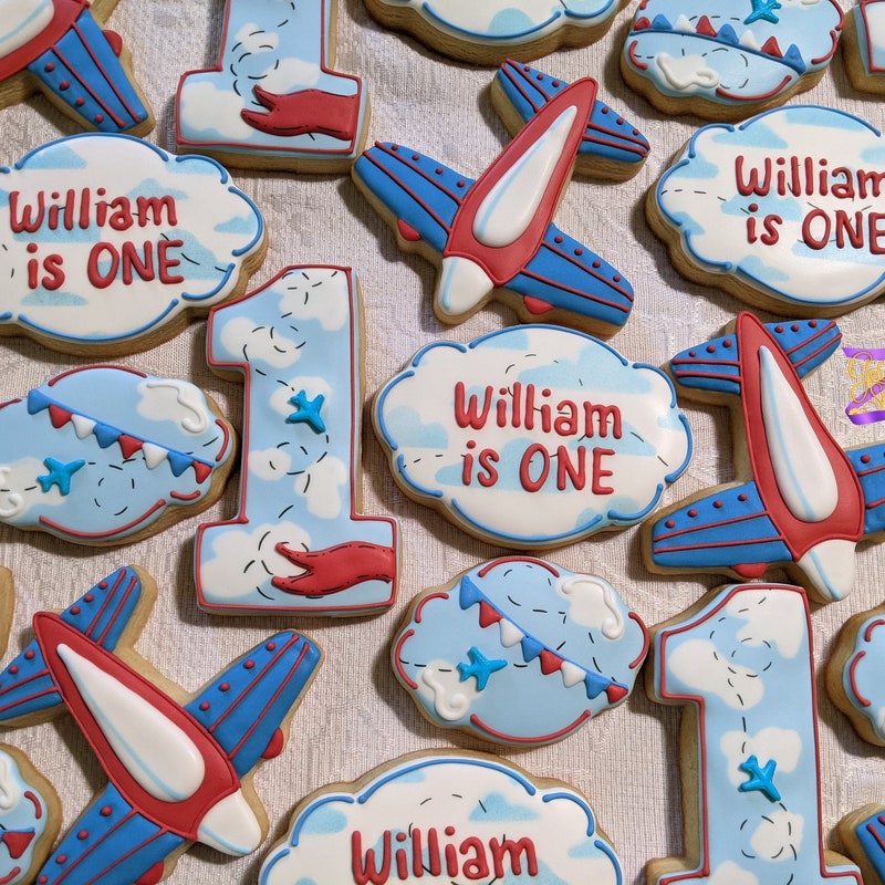Airplane Cookies - Etsy