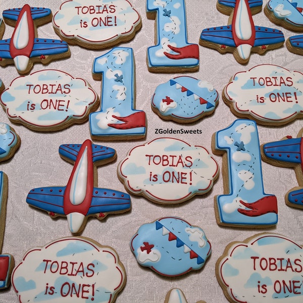 Airplane Sugar Cookies - Etsy