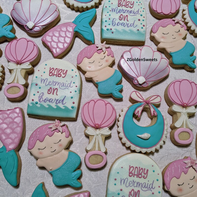 Mermaid Tail Cookie - Etsy