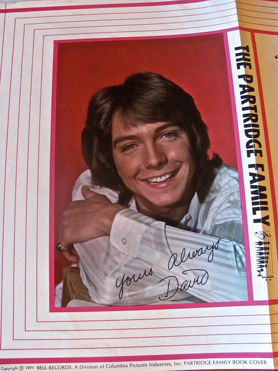 Very Rare Vintage David Cassidy Album Poster And The Partridge Etsy