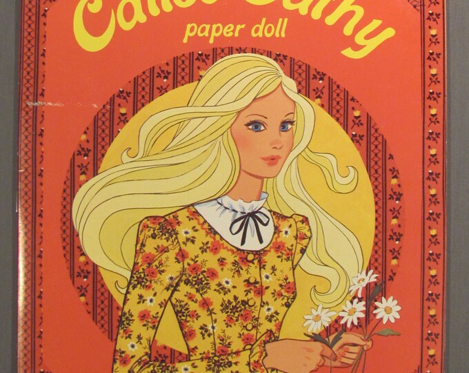 Calico Cathy Paper Doll Book/uncut/a Whitman Book/1976 Western Publishing Company - Etsy
