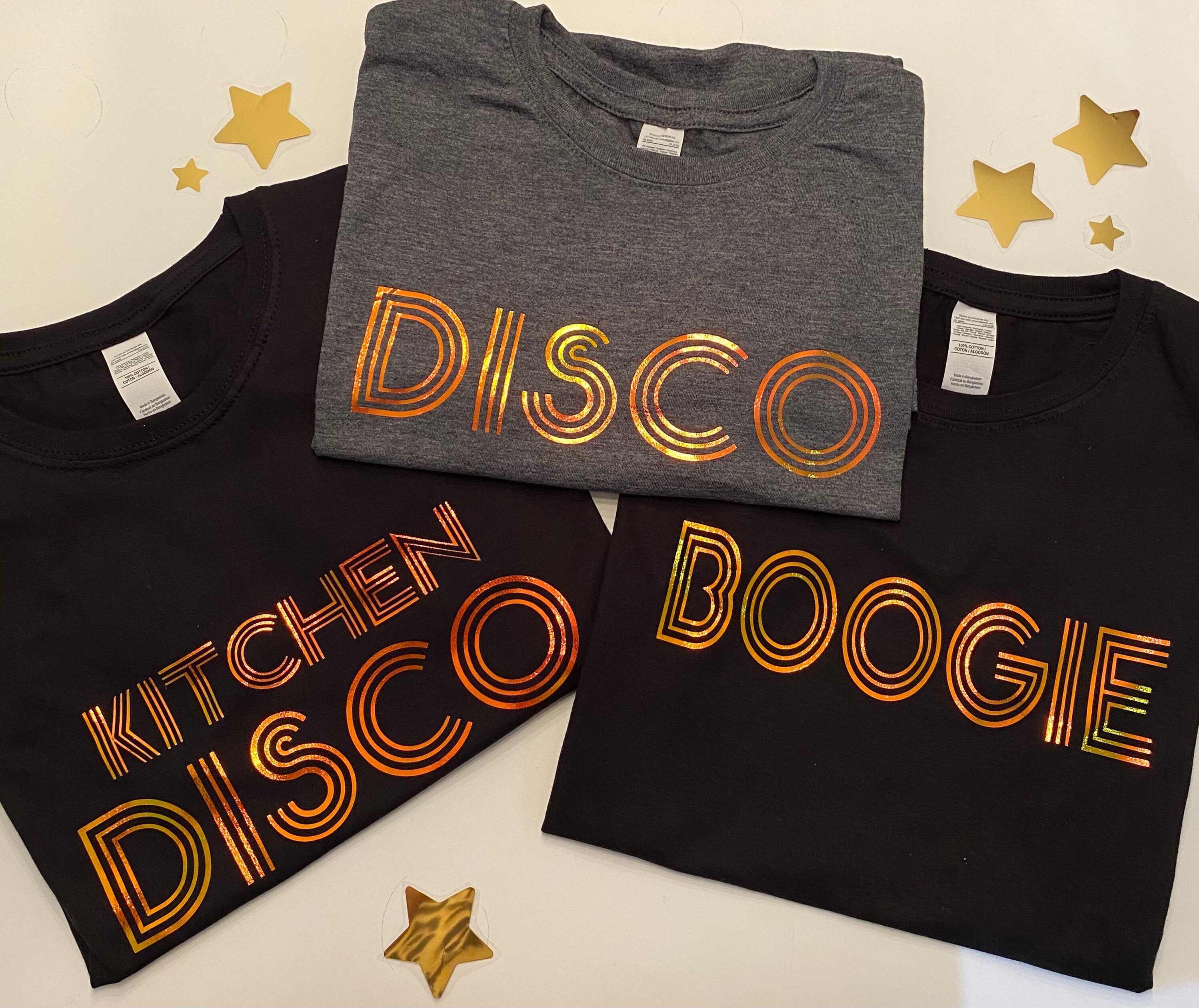 Womens Disco T-shirt - Etsy