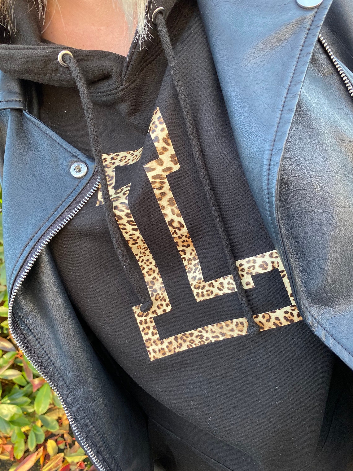 Adults Personalised Initial Hoodie - Etsy UK