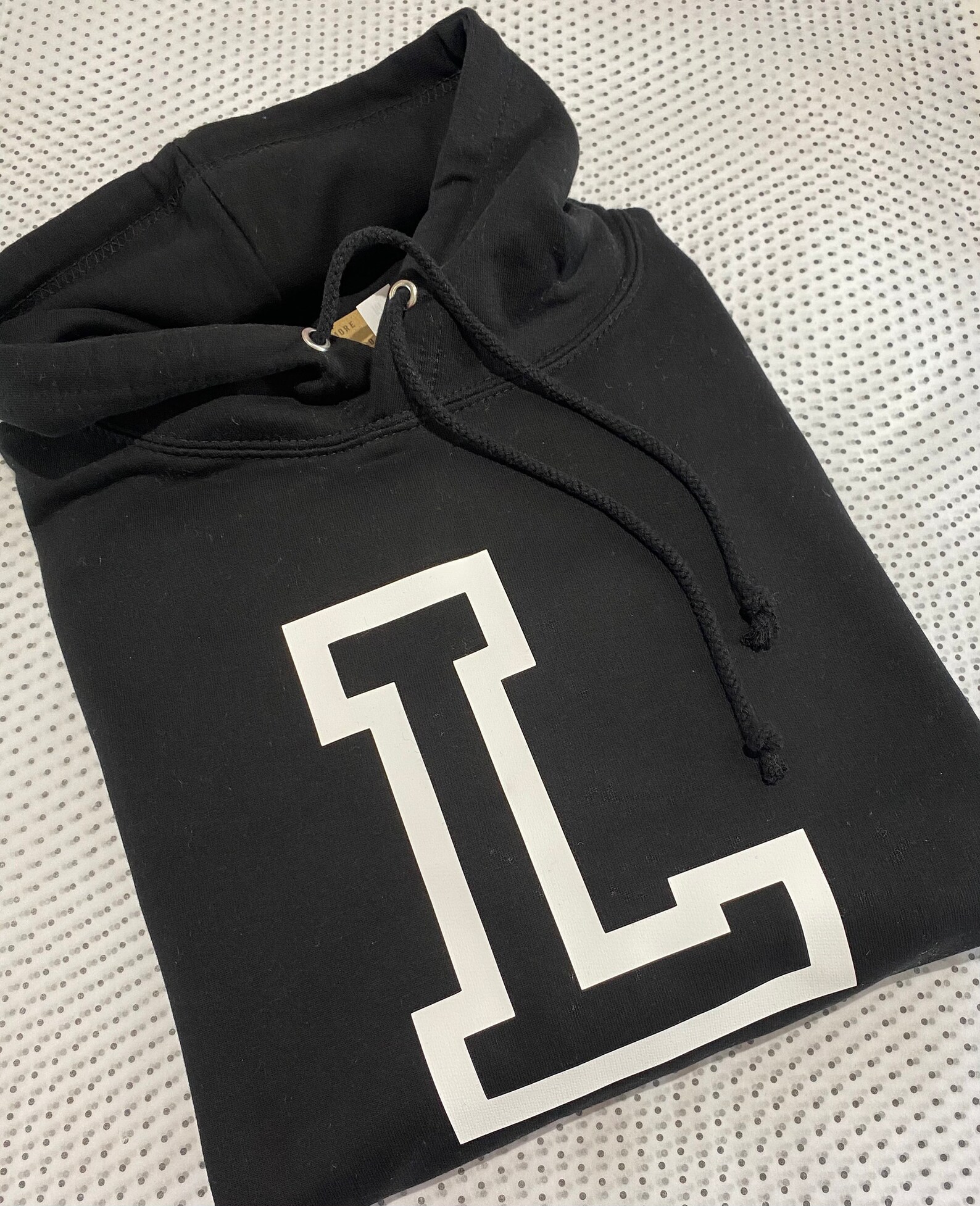 Adults Personalised Initial Hoodie - Etsy UK