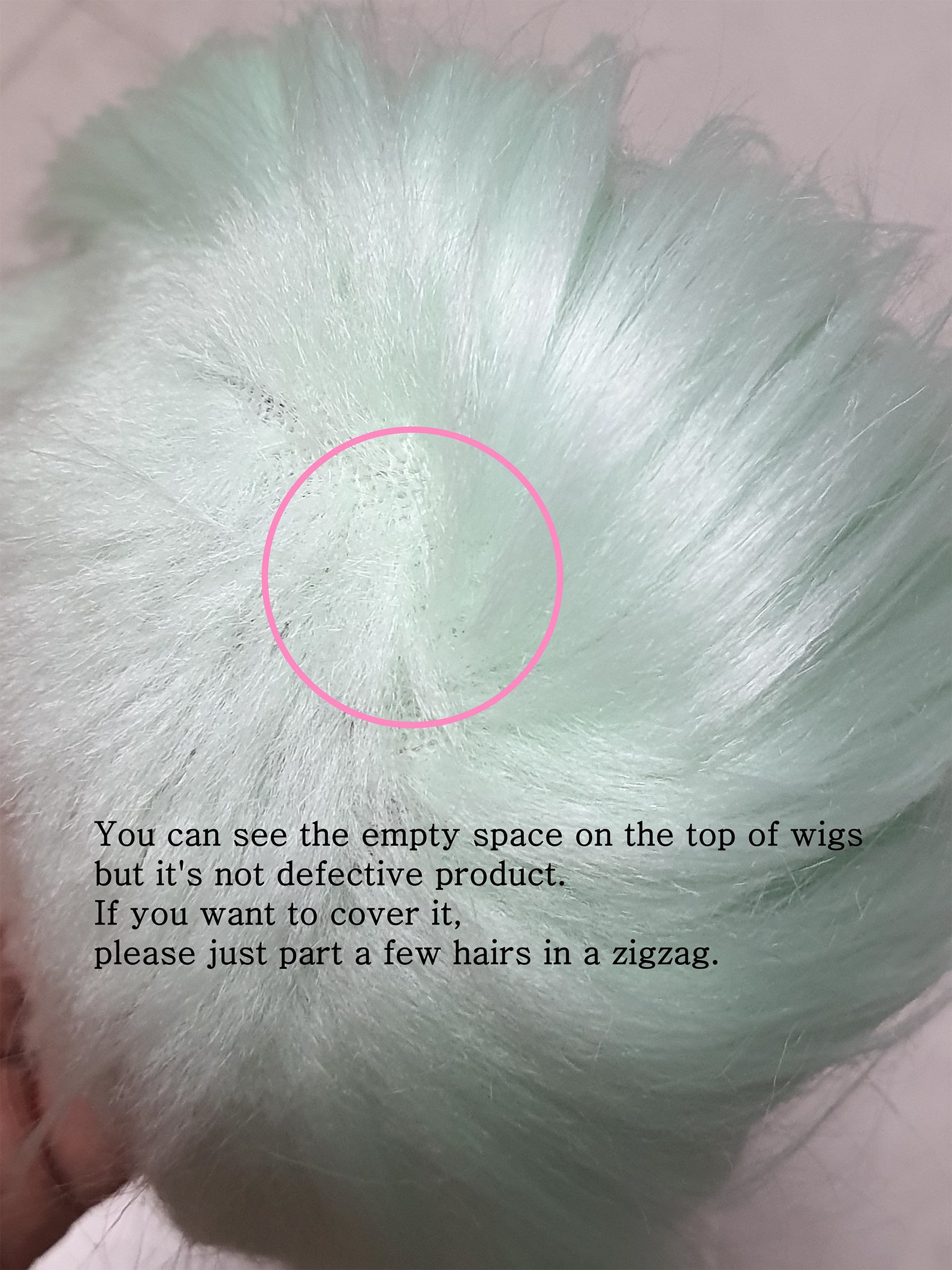 BJD Wig Two Block Semi-long Curled Indian Pink 9-10 8-9 Inch Synthetic ...