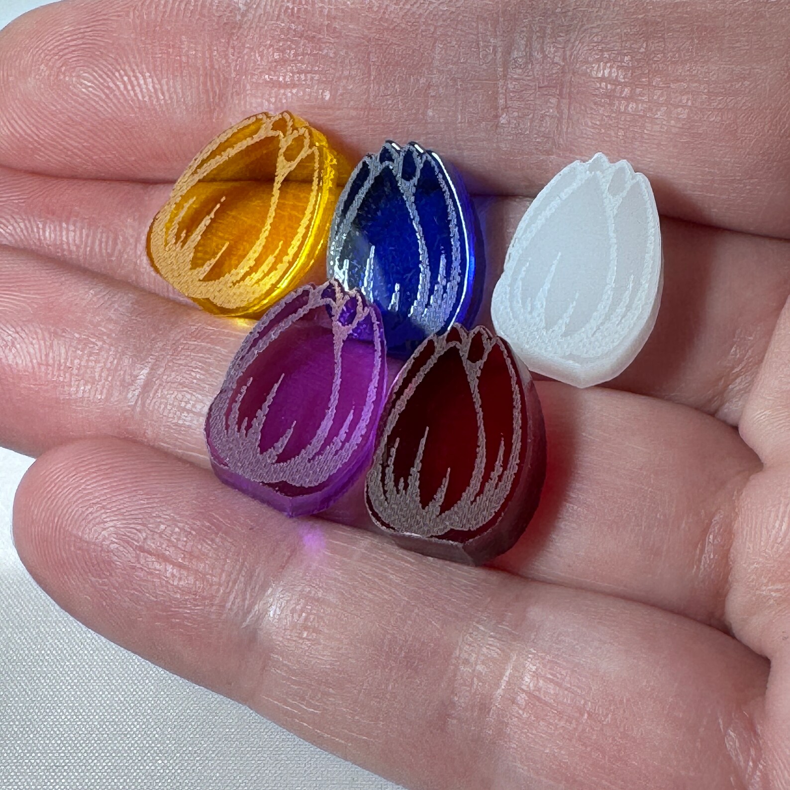 Windmill Valley Board Game: Acrylic Tulip Tokens Upgrade - Etsy