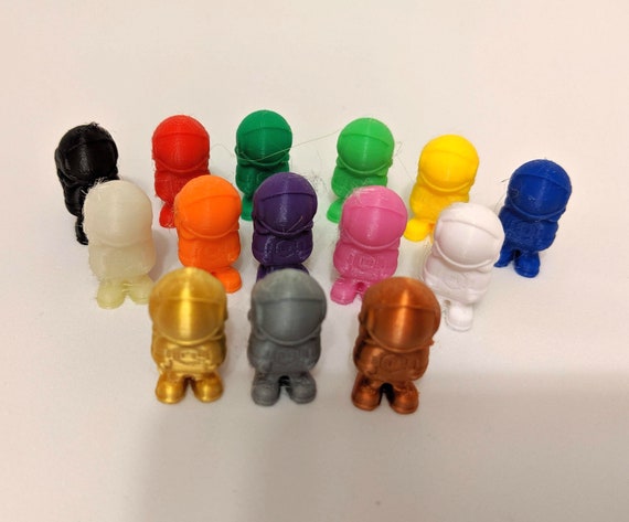 Colorful Plastic Astronauts