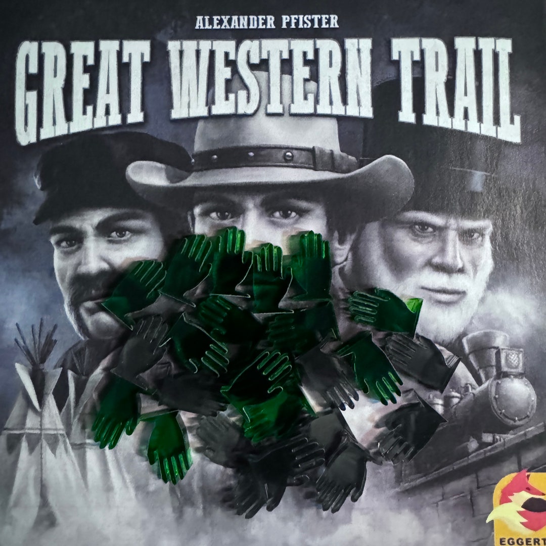25 Toll Hand Token Upgrades for GREAT WESTERN TRAIL Board Game ...