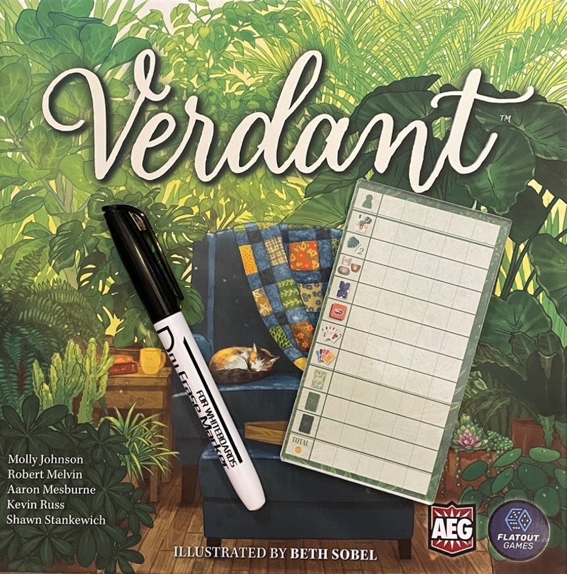 Premium Dry Erase Score Sheet for Verdant Board Game Sturdy - Etsy