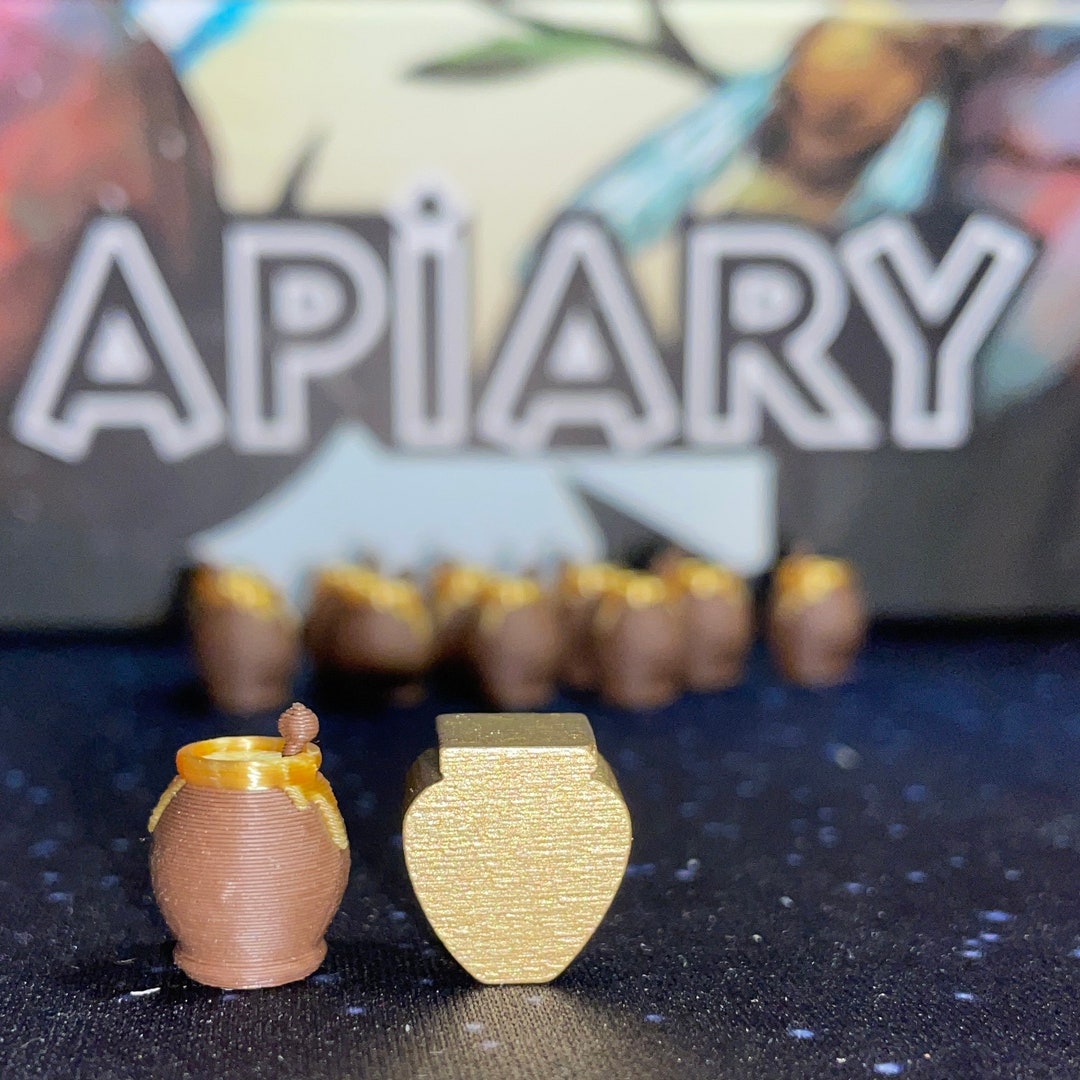 12-piece Honey Upgrades for Apiary Board Game -- Super Cute Honey Pots ...