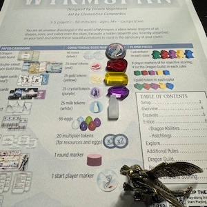 First Player Marker for WYRMSPAN Board Game -- Brass Dragon (unofficial ...