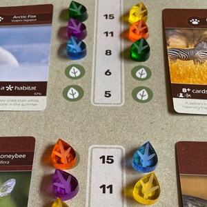 25 Leaf Token Upgrades for the Earth Board Game Acrylic Tokens Thicker ...
