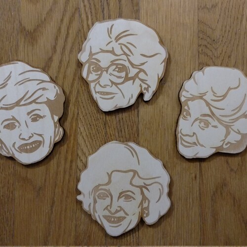 The Golden Girls Set of 4 the Golden Girls Floating Christmas | Etsy