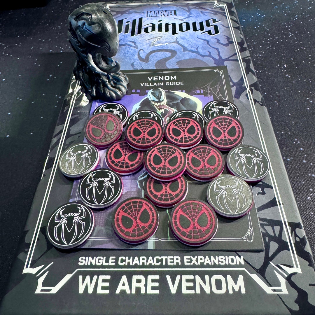 20 Venom’s Symbiote Token Upgrades for Marvel Villainous: We Are Venom ...