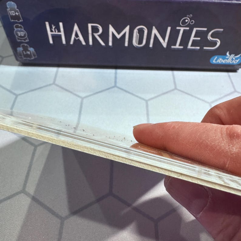 NEW! Acrylic Dry Erase Score Sheet for the Harmonies Board Game ...